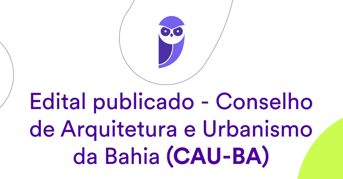 Cursos Online para Concurso CAU-BA | Estratégia Concursos